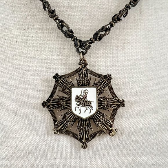 Unbranded | Jewelry | Vintage Style Heraldic Knight Medallion Pendant ...
